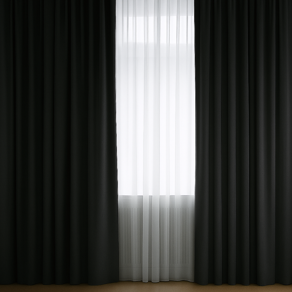 Blackout & Sheer Curtain Set – luxheaven